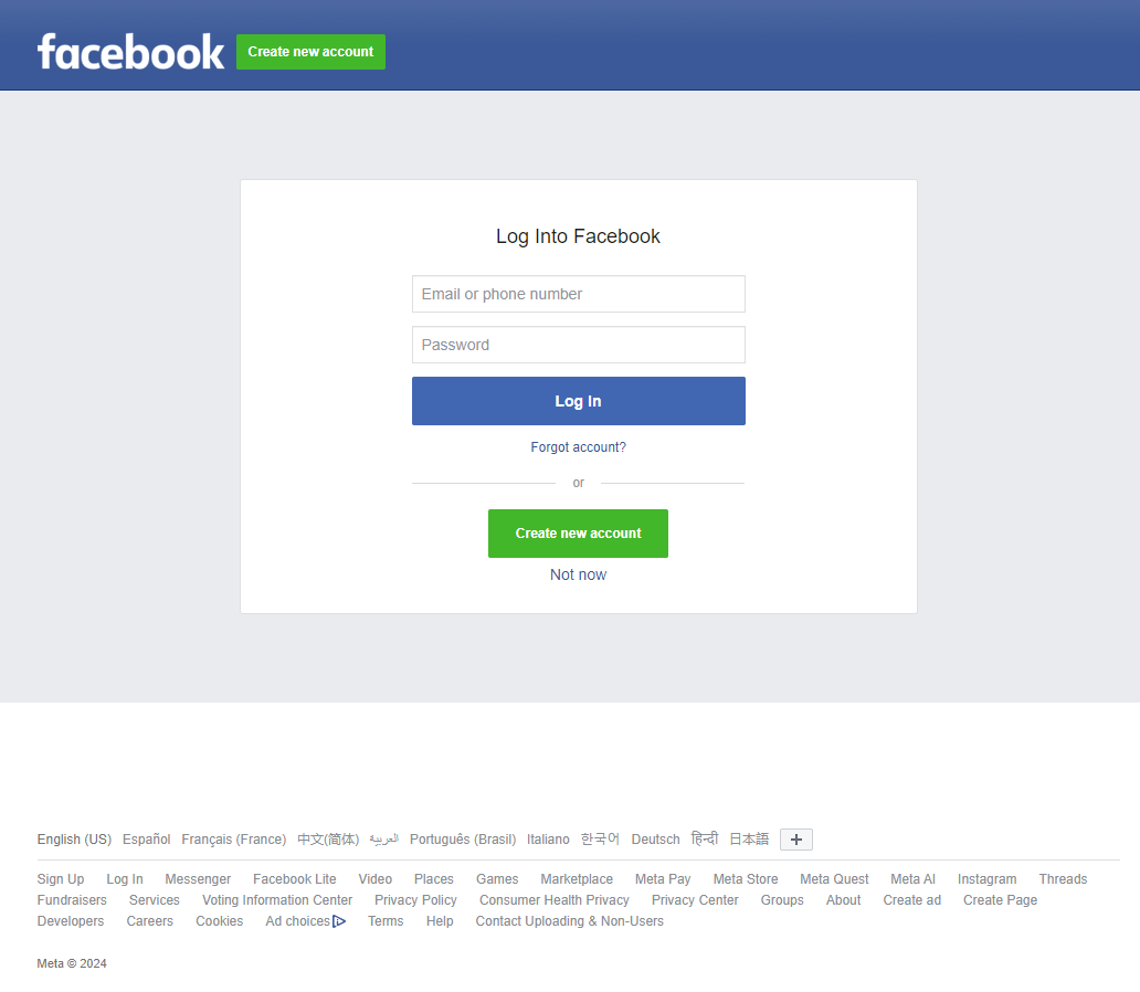How do I sign into CaringBridge with Facebook?