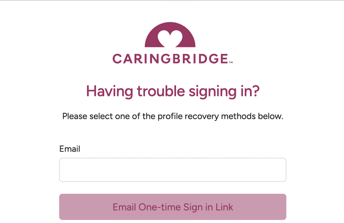 How do I sign in without using my password?